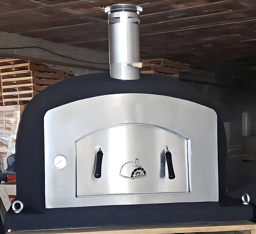 ProForno Vision Pro Dual Fuel Brick Pizza Oven w/ Auto Gas Burner ...