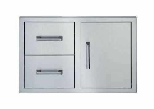 Broilmaster 34-Inch Single Door with Double Drawer for BSG343N Gas Gri
