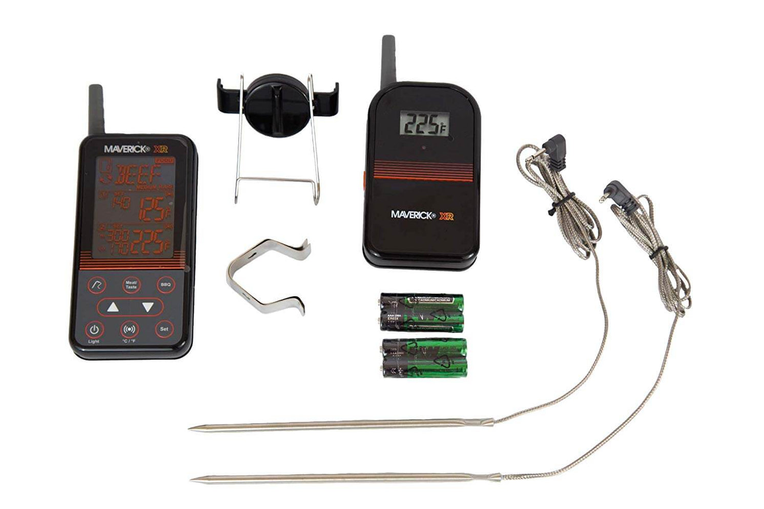 Maverick XR-40 Extended Range Probe Digital BBQ & Meat Thermometer ...