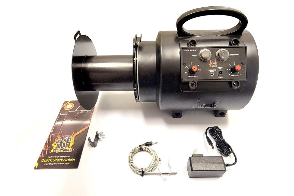 Perfect Draft BBQ Blower 4.0 for Offset Smoker Grill - Smoker Guru