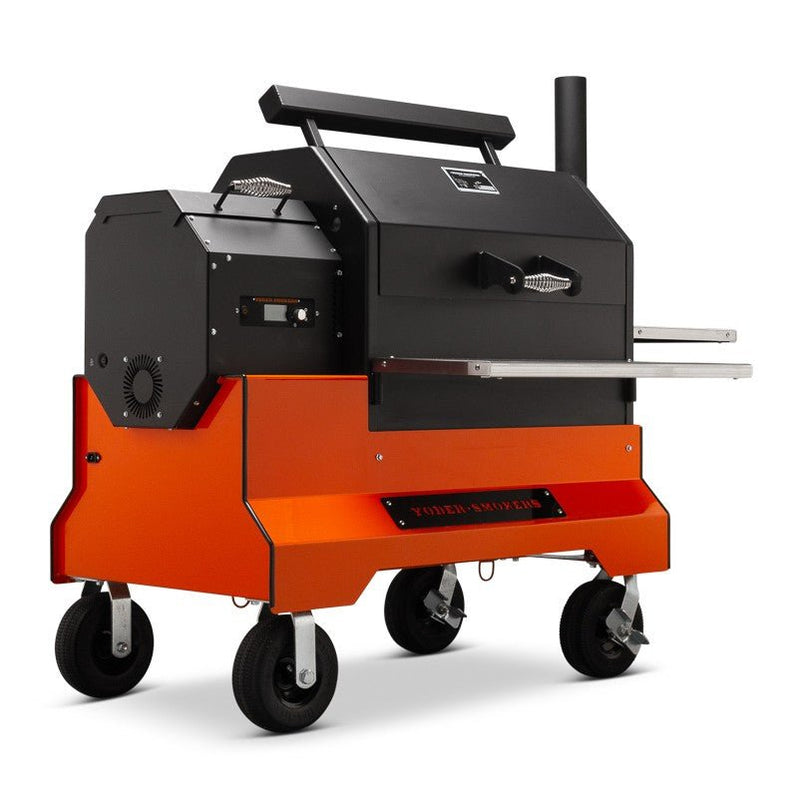 Yoder YS640s Pellet Grill with 2pc Diffuser Competition Cart