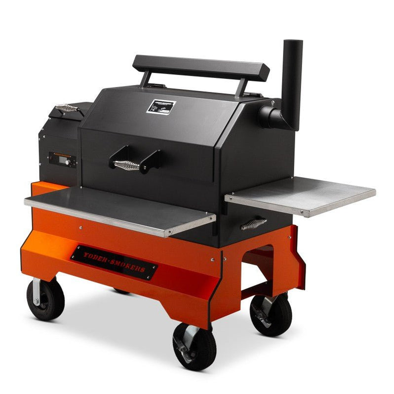 Yoder YS640s Pellet Grill with 2pc Diffuser Competition Cart