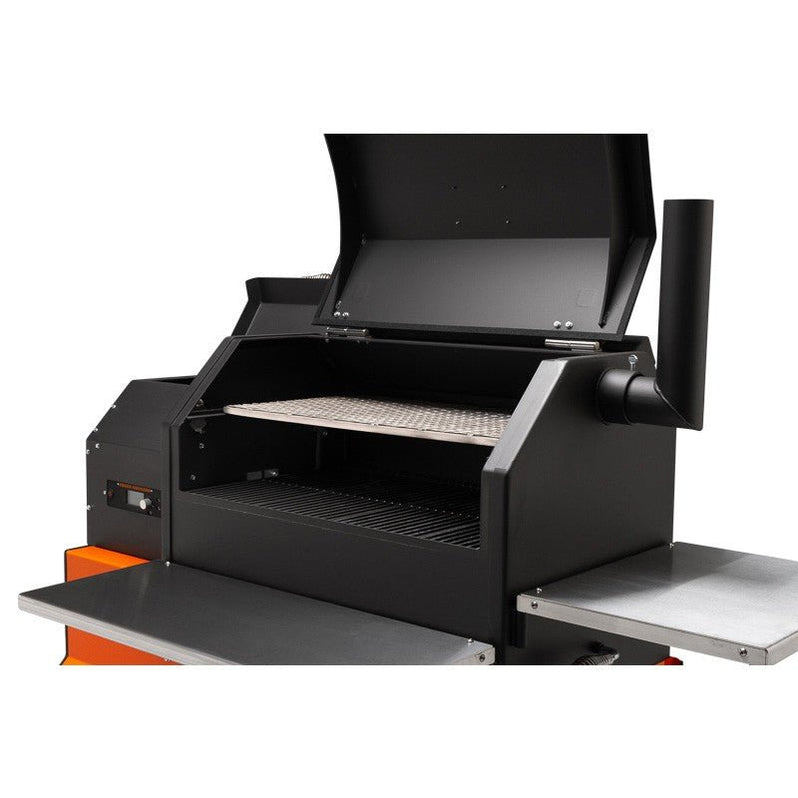 Yoder YS640s Pellet Grill with 2pc Diffuser Competition Cart