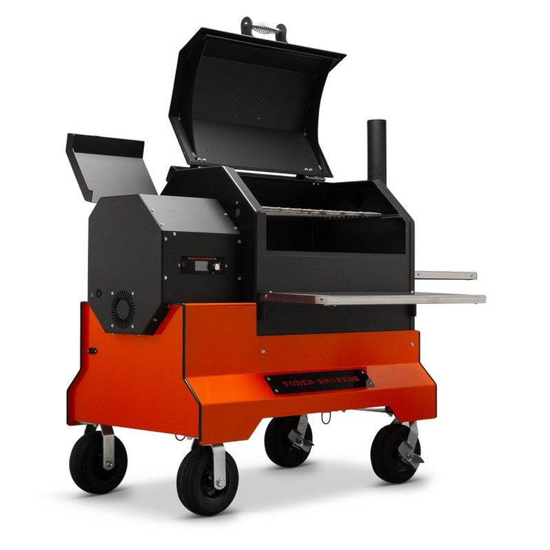 Yoder YS640s Pellet Grill with 2pc Diffuser Competition Cart